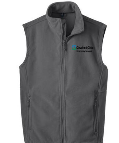 Men’s Fleece Vest – Cleveland Clinic Emergency